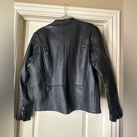 Jackets & Coats | Mens Milwaukee Leather Crossover Black Leather Mc ...